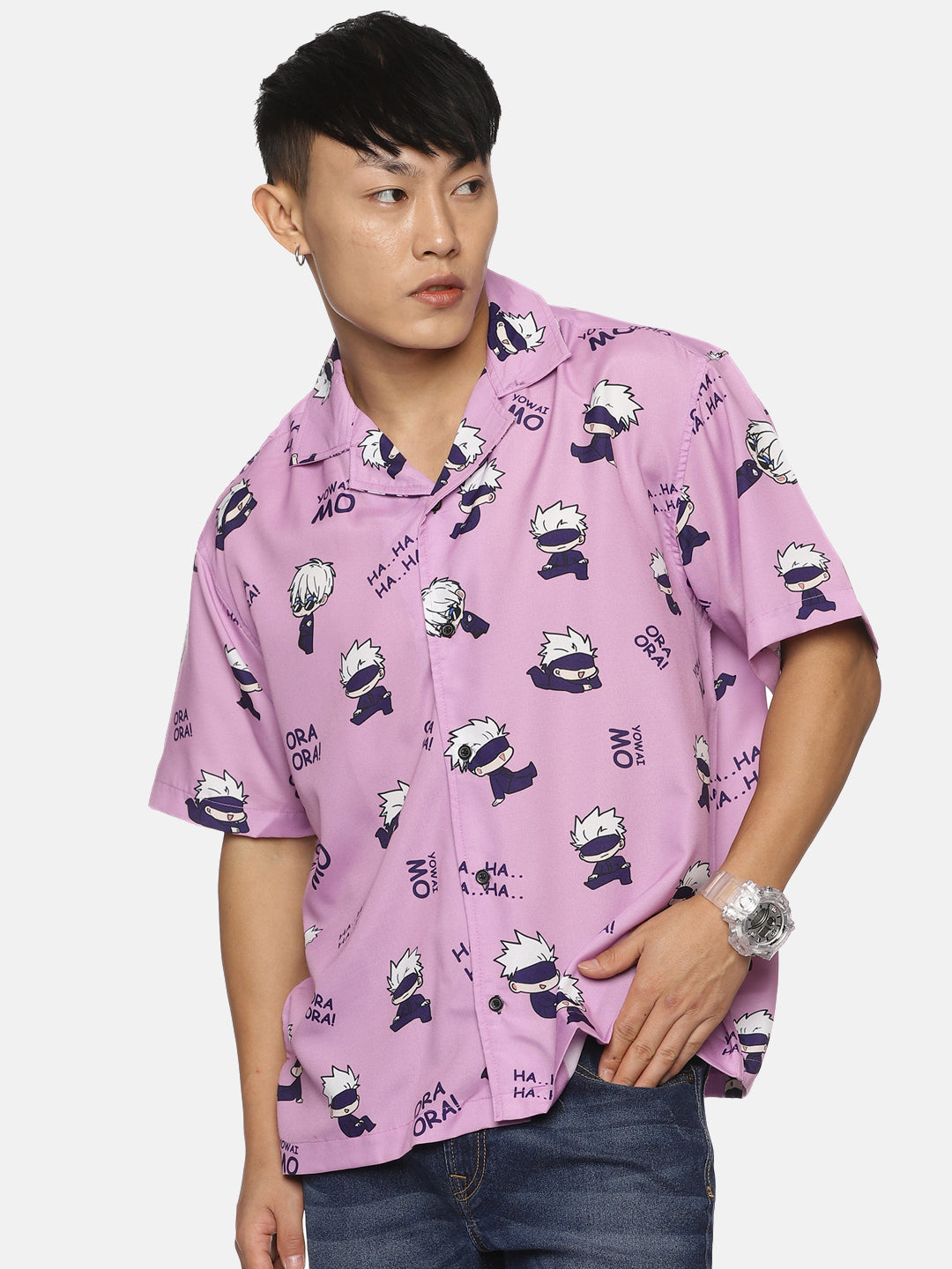 Chibi Gojo Oversized Anime Shirt – Fans Army