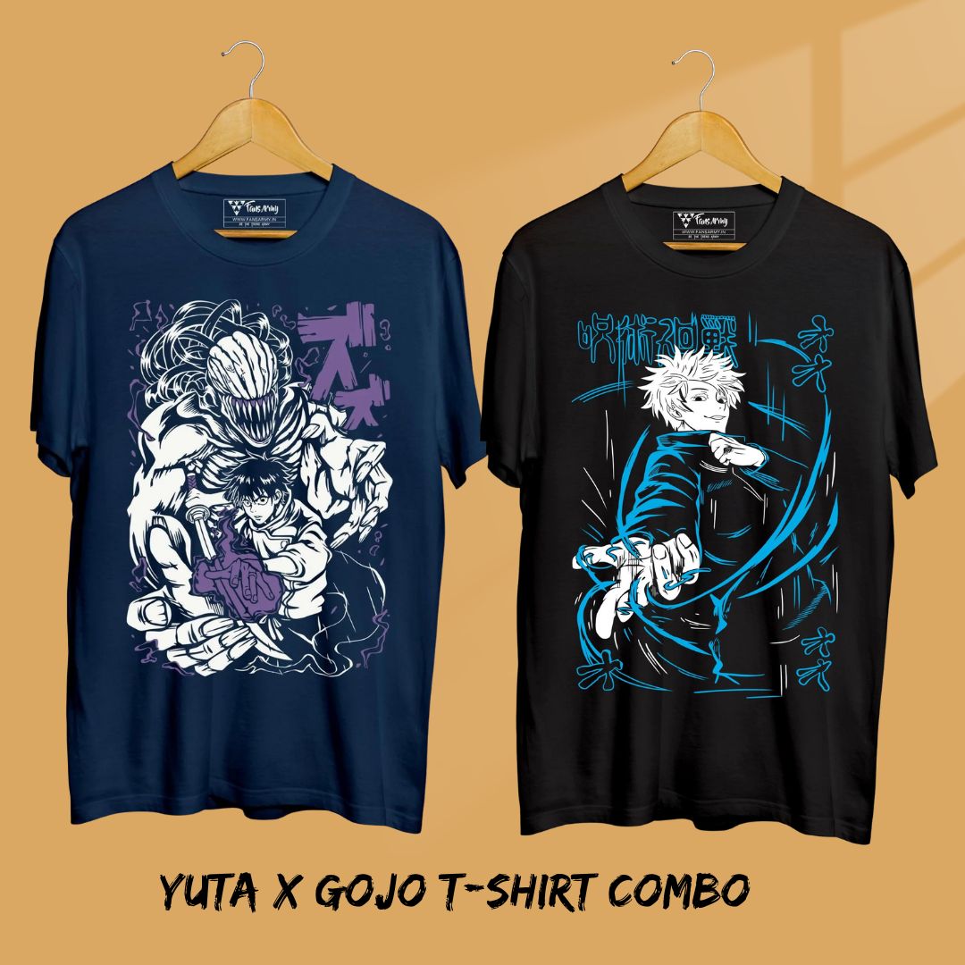 Shop Anime T shirt Combo - Buy Gojo Satoru X Yuta Rika Jujutsu Kaisen ...