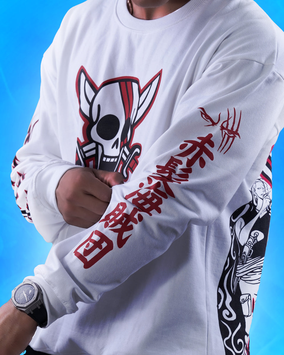 Buy Shanks Oversized Anime Sweatshirt Online India - Fans Army