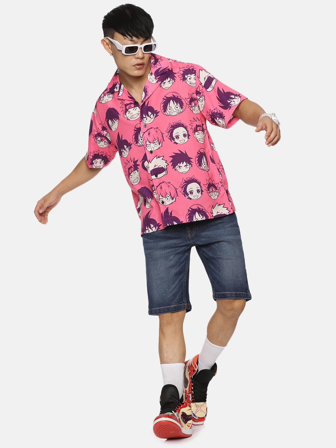 Chibi Faces Oversized Anime Shirt – Fans Army