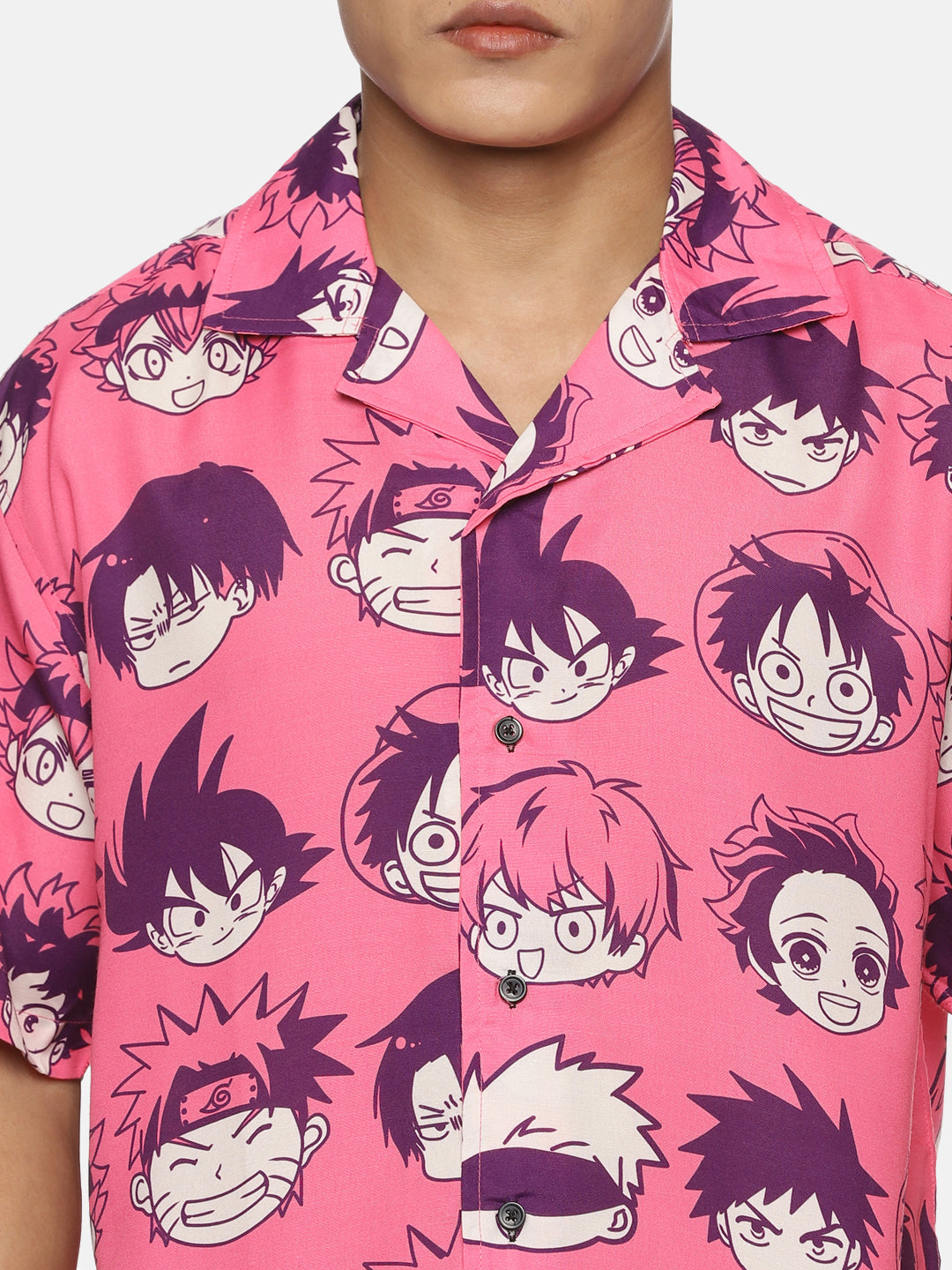 Chibi Faces Oversized Anime Shirt – Fans Army