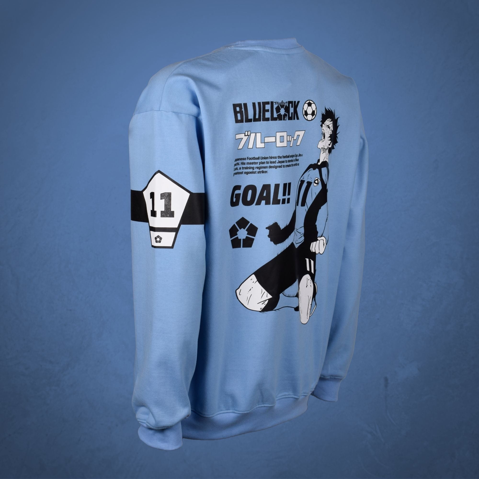 Buy Bluelock Oversized Sweatshirt - Stylish Blue Anime Sweatshirt ...