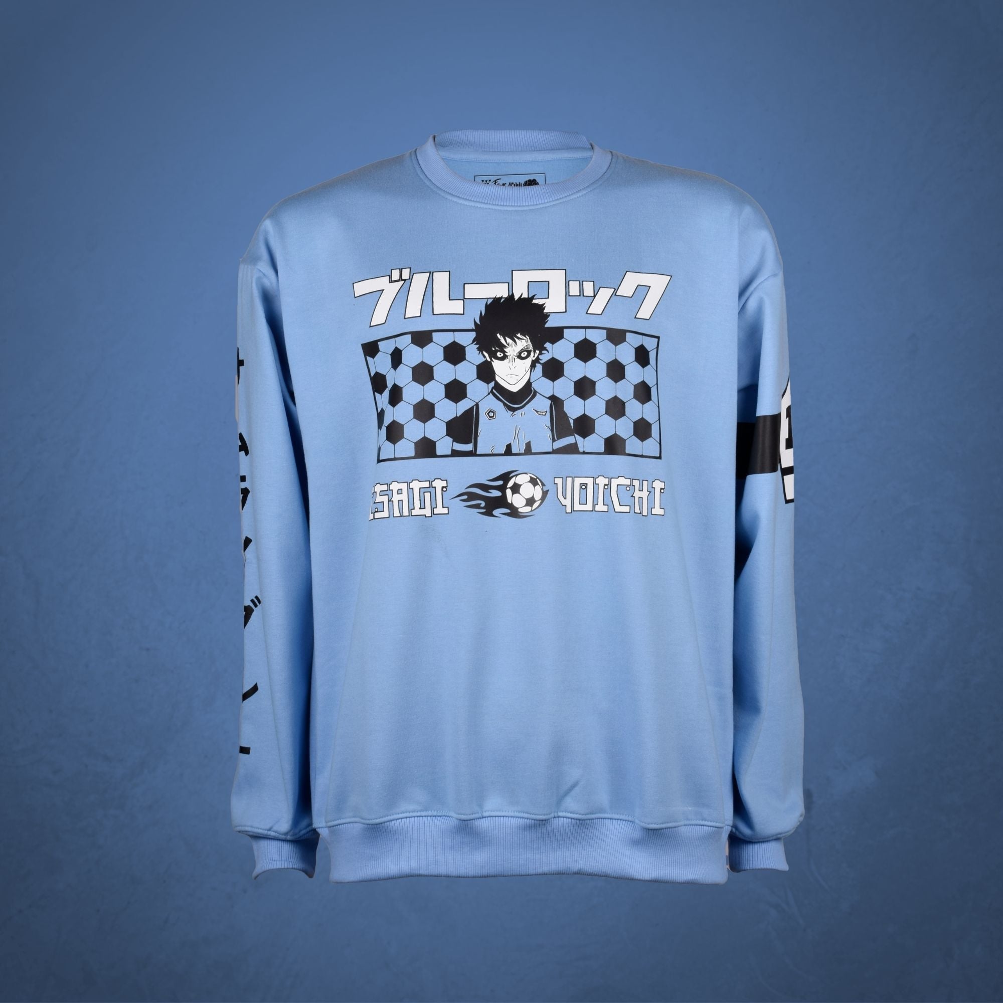 Buy Bluelock Oversized Sweatshirt - Stylish Blue Anime Sweatshirt ...
